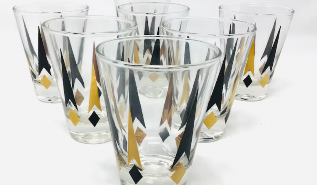 12 Beautiful Midcentury Drinking Glasses - Retro Galaxy